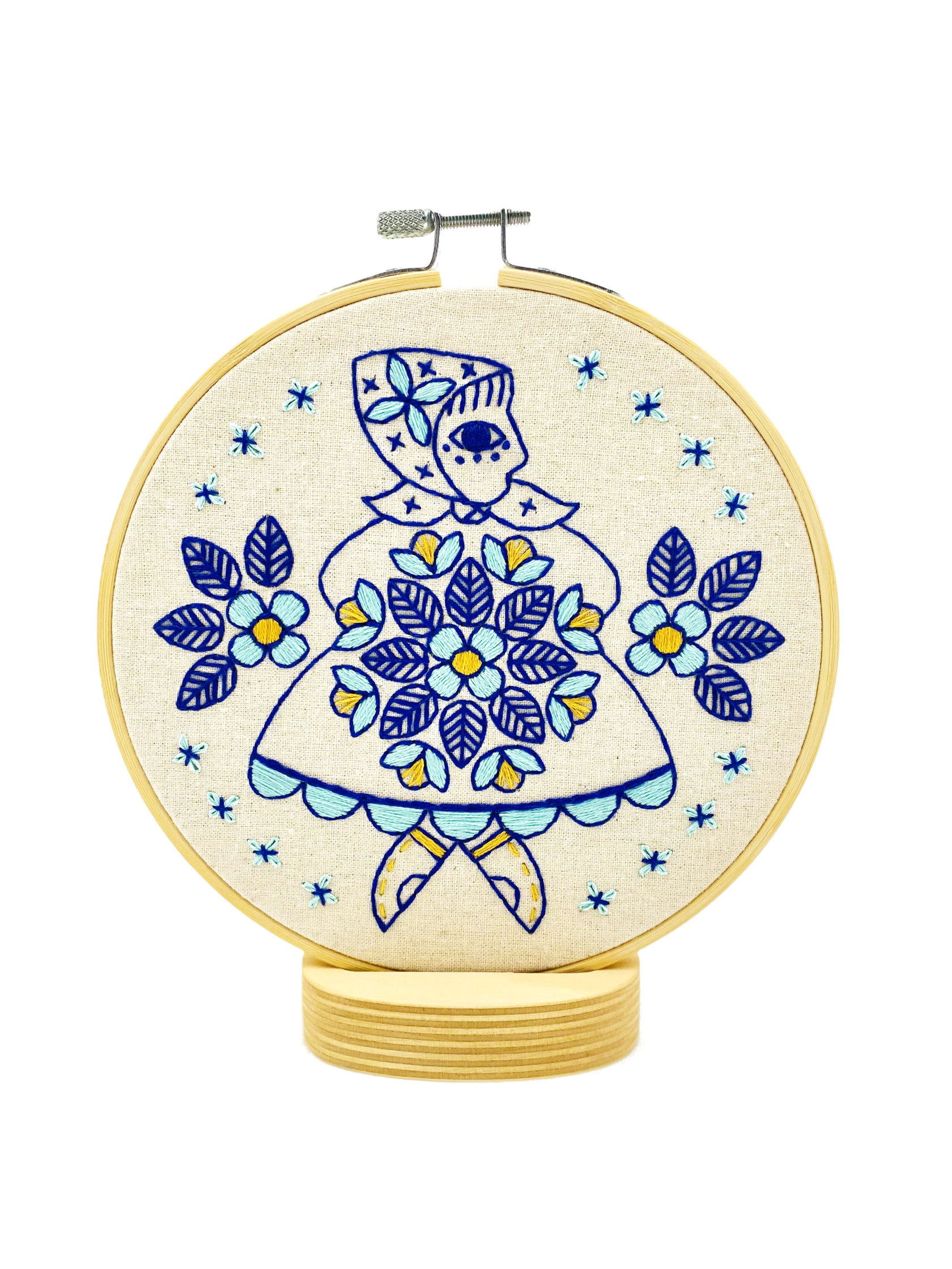 Lady Dancing Complete Embroidery Kit – Hook, Line & Tinker - modern ...