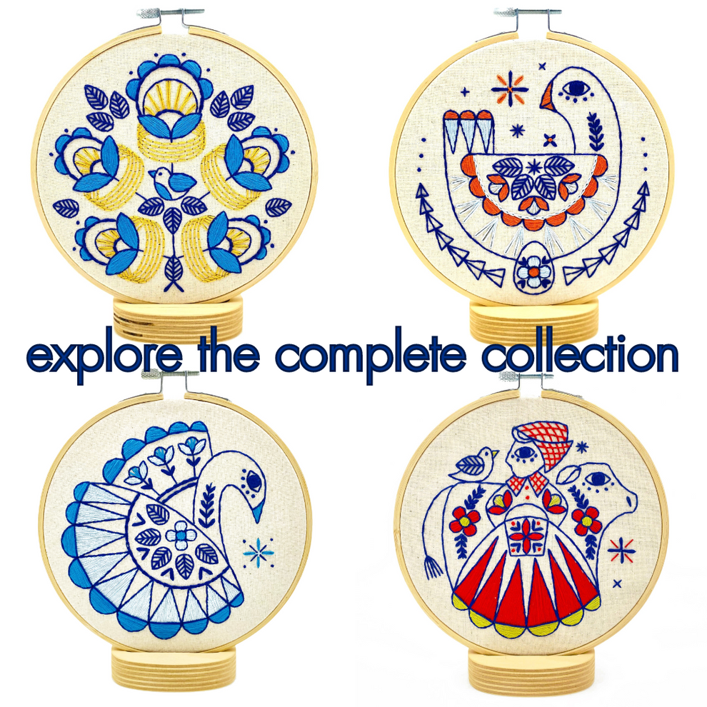 Goose Embroidery PDF Download - English and French – Hook, Line ...