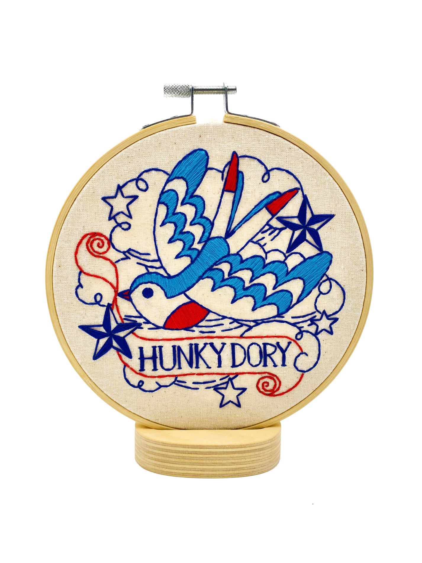 Hunky Dory Complete Embroidery Kit – Hook, Line & Tinker - modern ...